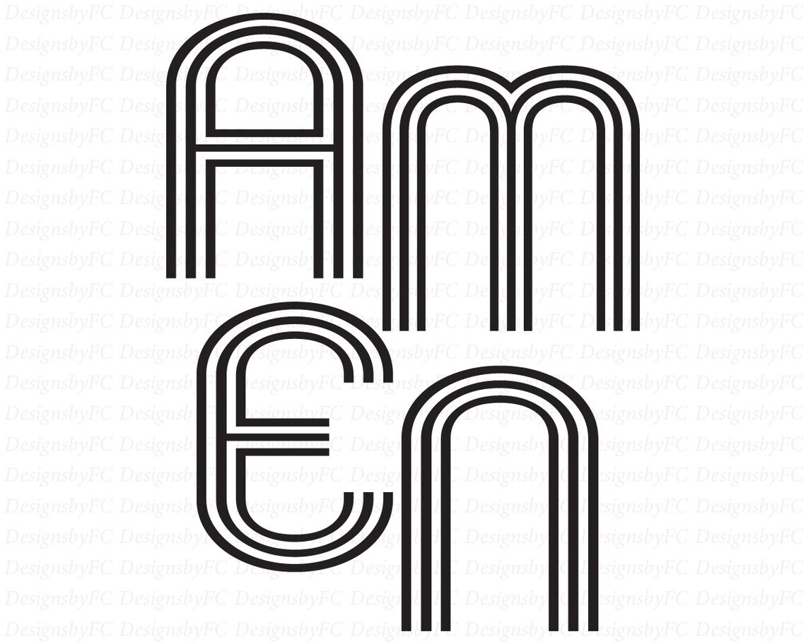 Amen SVG Christian SVG Jesus Svg Cricut and Silhouette Cut - Etsy