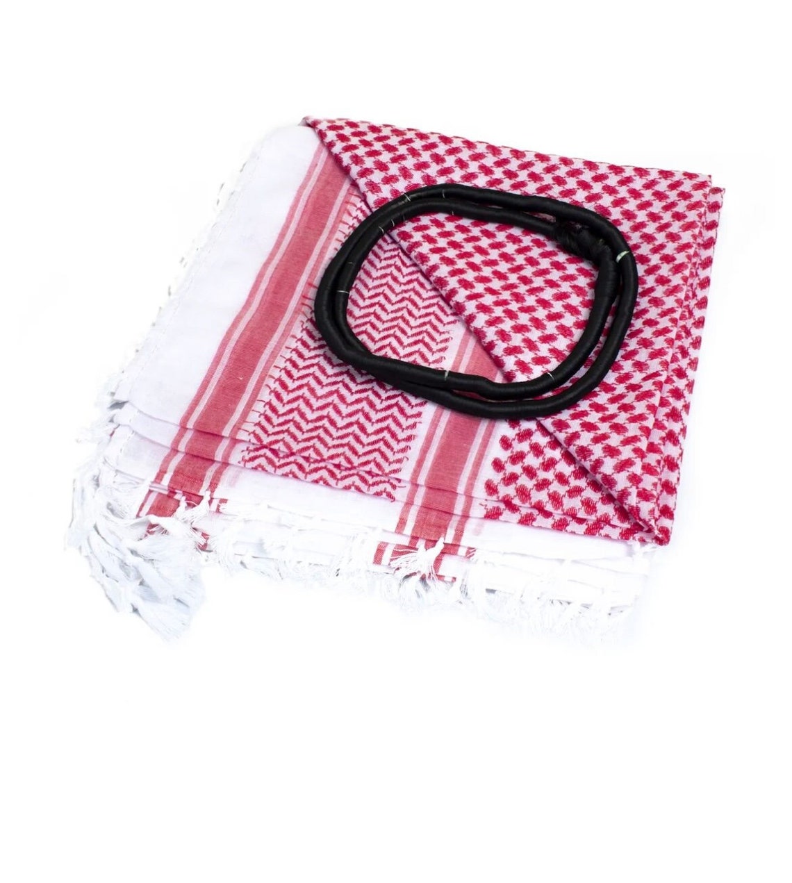 Saudi Arabia Style Arafat Scarf Kefiyyeh Shemagh & Agal Arab Islamic ...