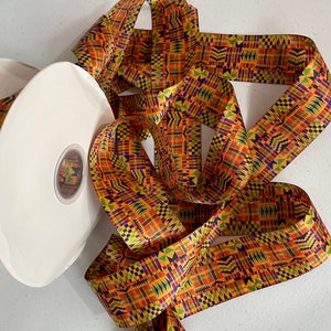 African Print Ribbon African Ankara Kente Ribbon Ankara Ribbon Kente ...