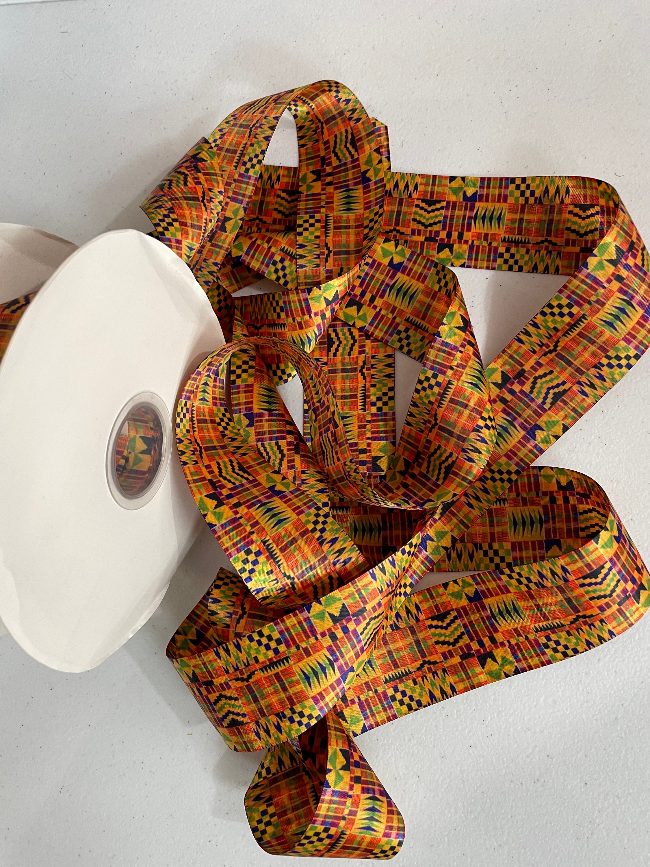 African Print Ribbon African Ankara Kente Ribbon Ankara Ribbon Kente ...