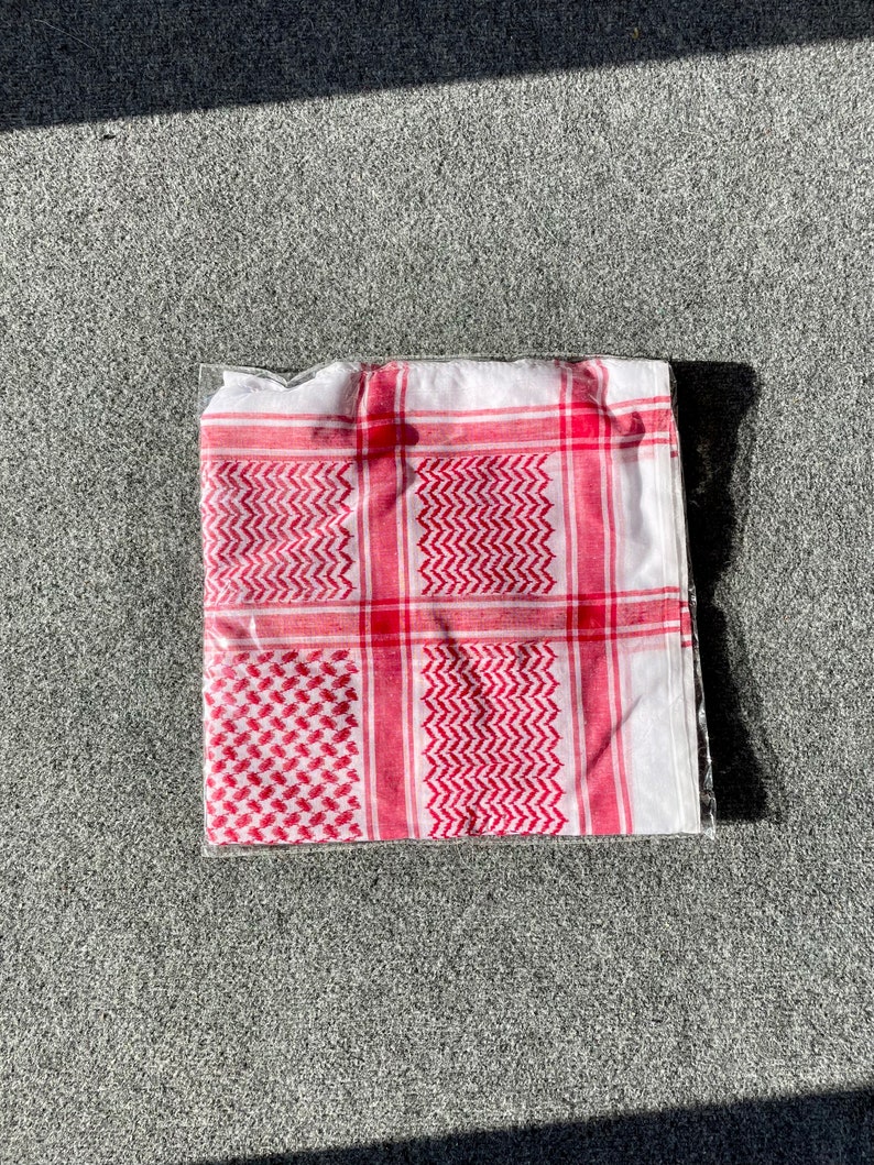 Saudi Arabia Style Arafat Scarf Kefiyyeh Shemagh Arab Islamic Wrap ...