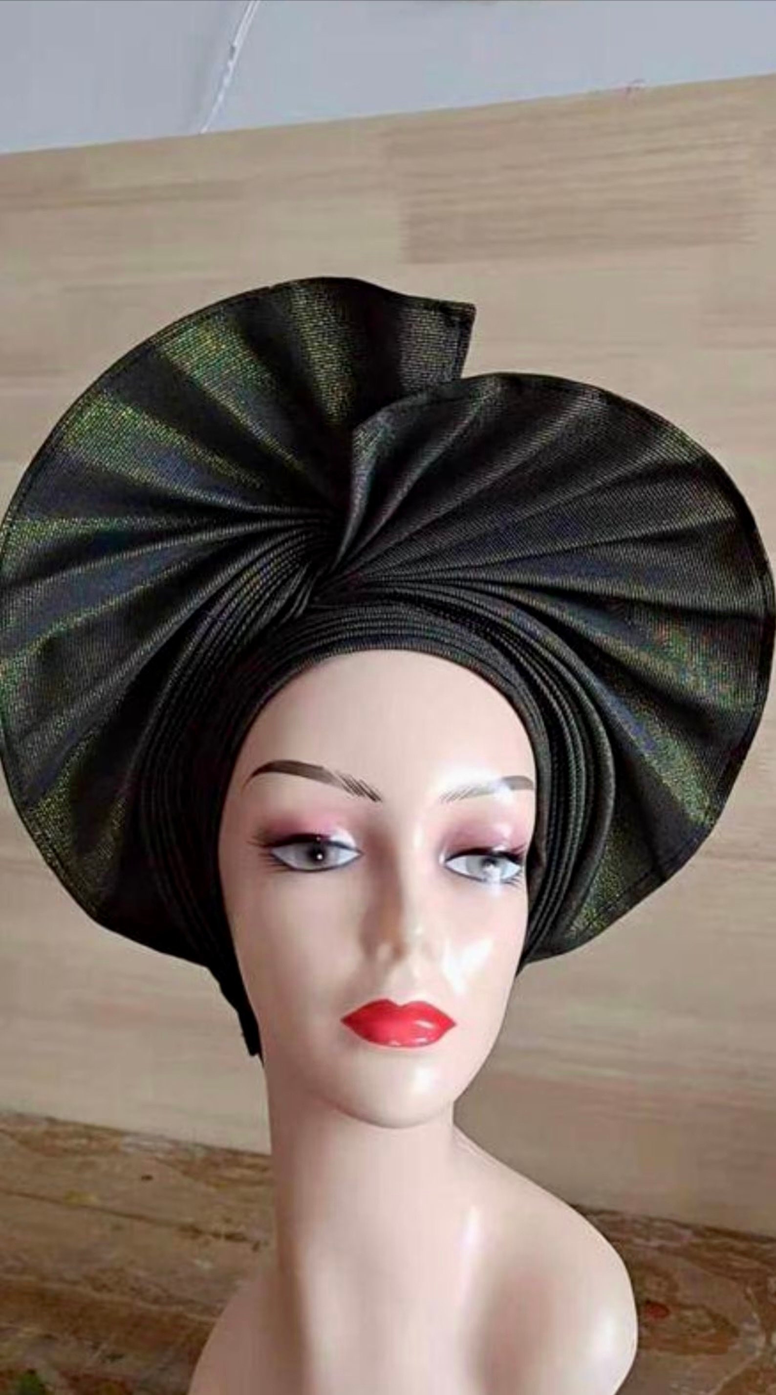 African Autogele, Ready to Wear Gele, African Hat, Traditional Wedding ...