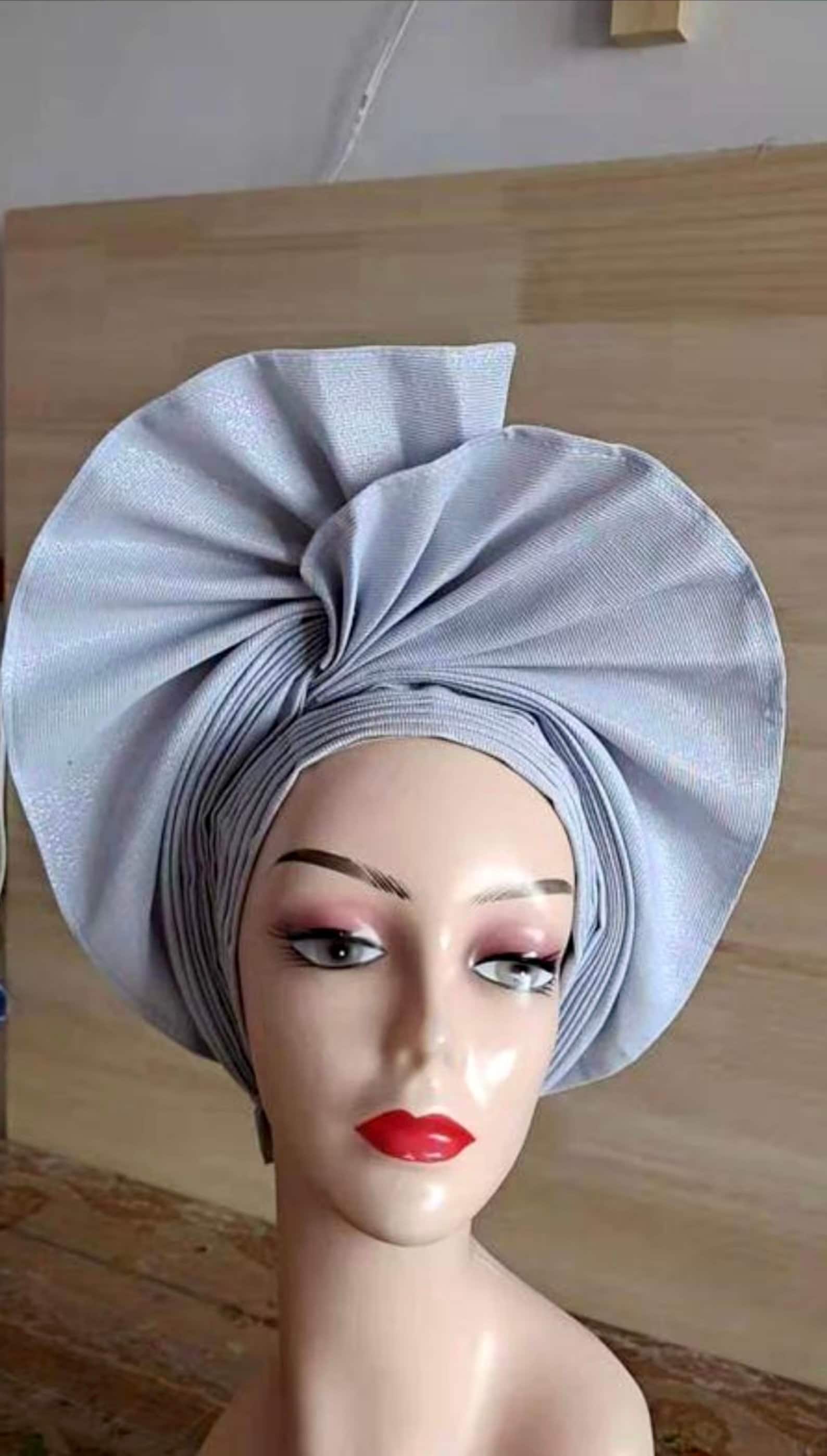 African Autogele, Ready to Wear Gele, African Hat, Traditional Wedding ...
