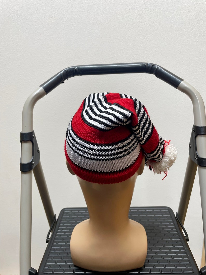 Traditional Isiagu Knitted Igbo Hat Red White Striped Wool Hat - Etsy