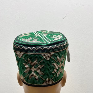 Traditional Cap, Hausa Hat, Nigerian Cap, Africa Kufi Hat, Green ...