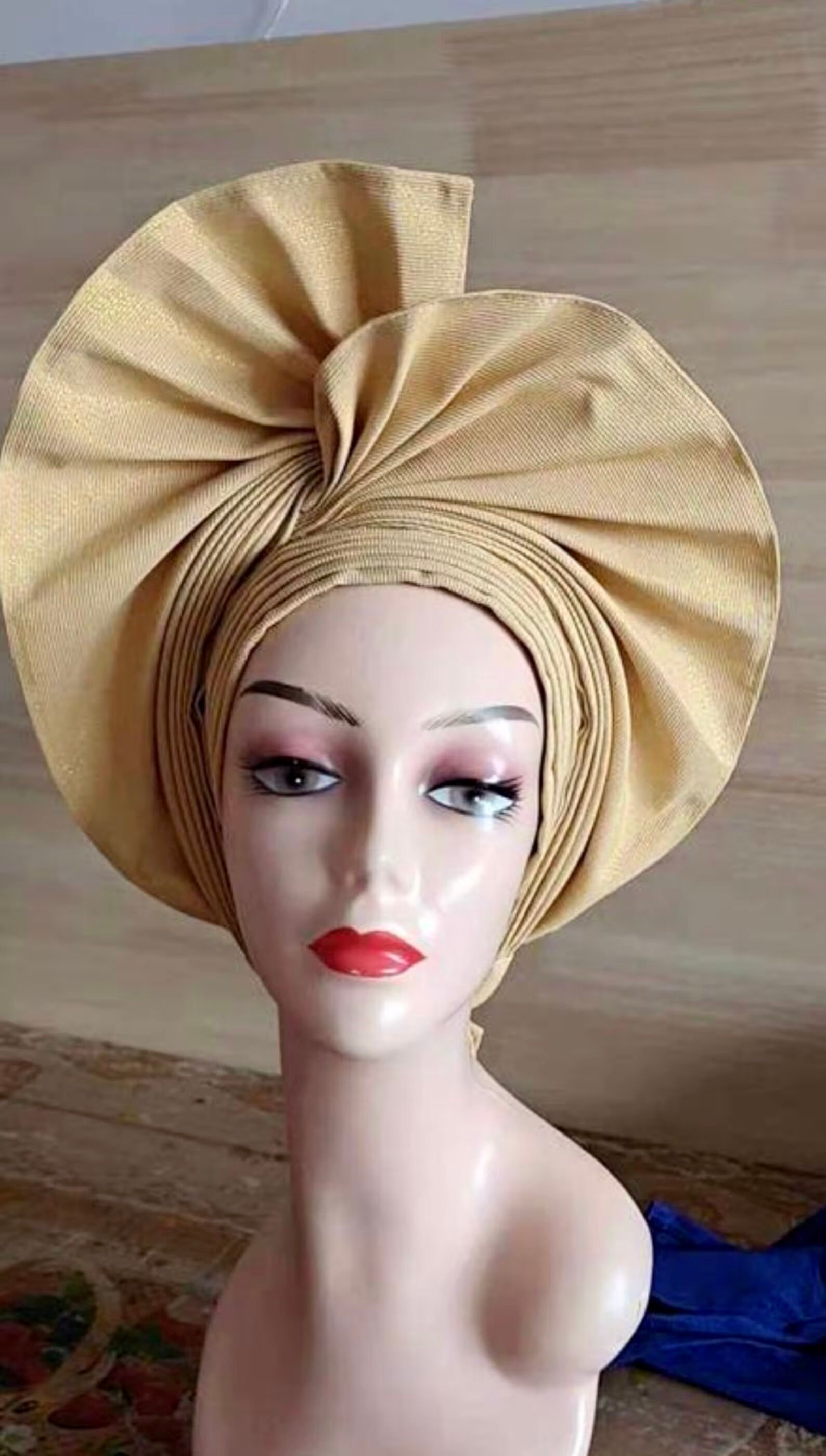 African Autogele, Ready to Wear Gele, African Hat, Traditional Wedding ...