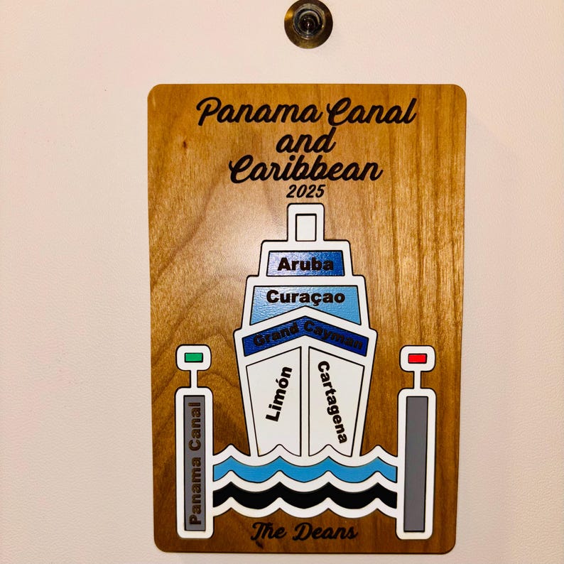 Personalized Cruise Ship Door Magnet, Family Travel Gift - Etsy