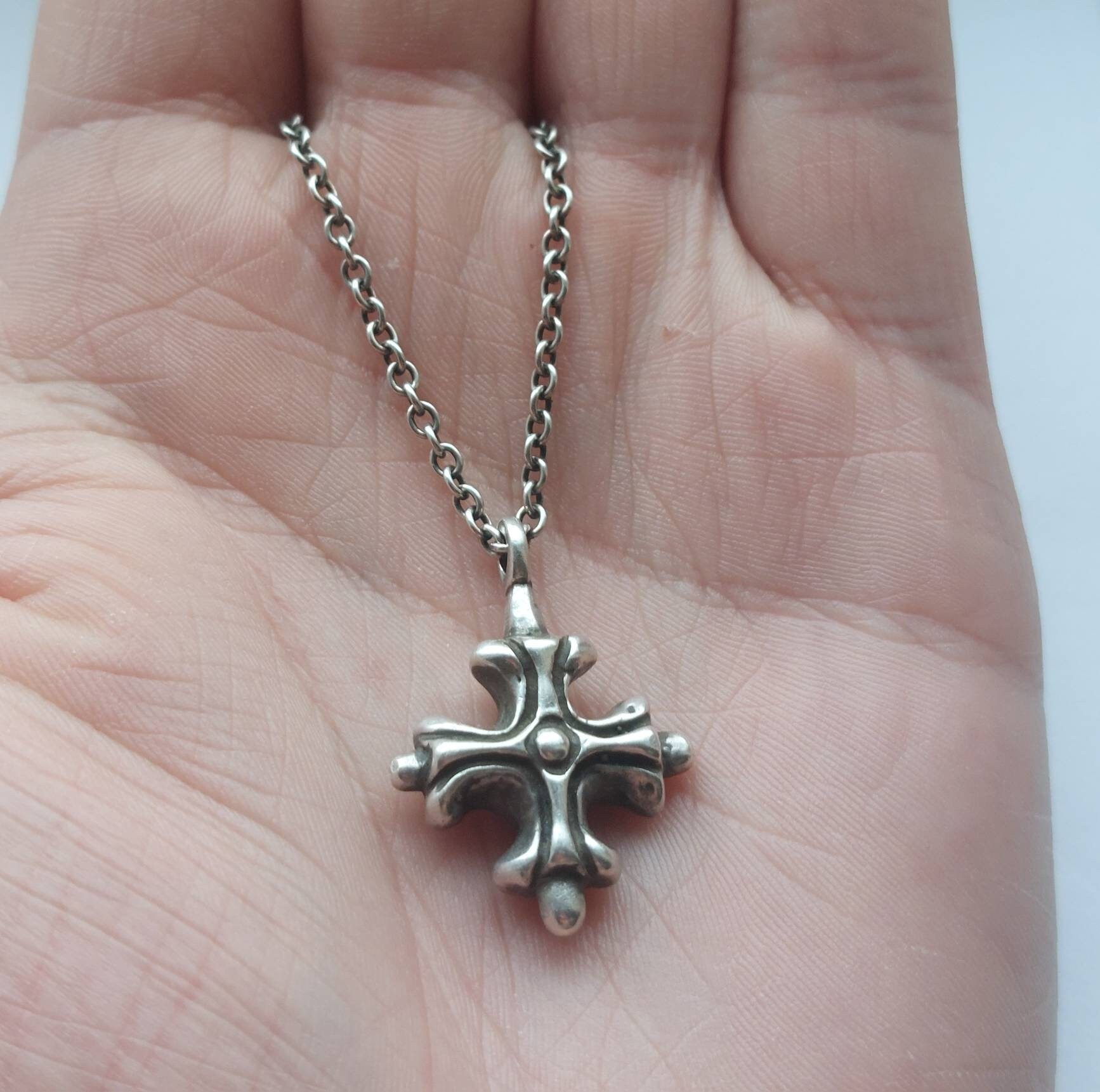 830s Silver Vintage Danish Hugo Grün Cross Pendant. 1930s - Etsy