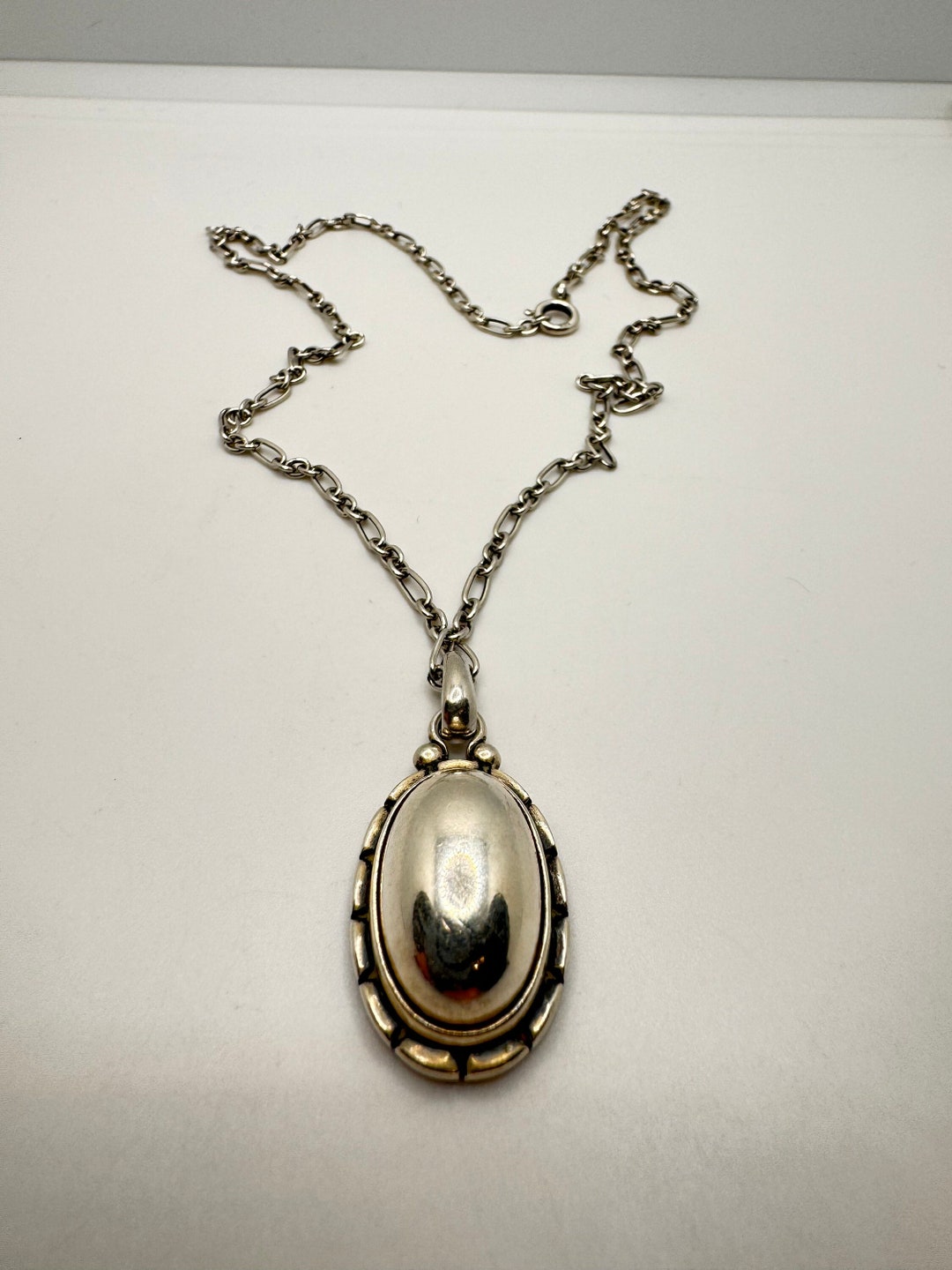 Sterling Silver Vintage Georg Jensen Pendant - Etsy