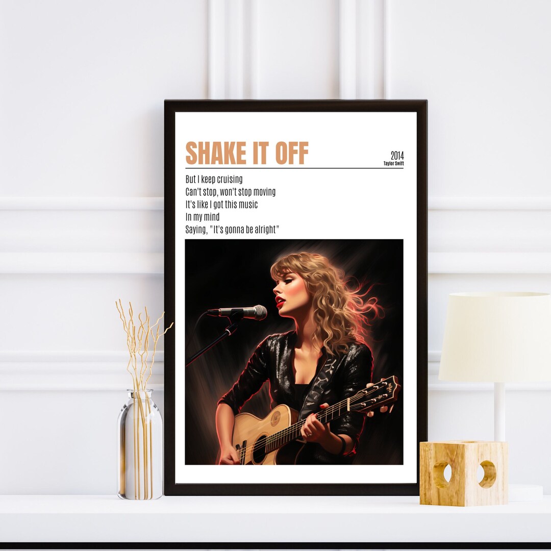 Shake It off Poster Motivational Poster Printable Wall Art - Etsy