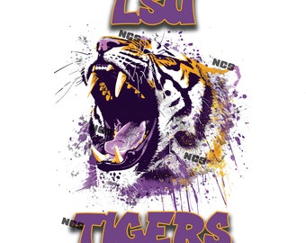 LSU Digital Art - Etsy