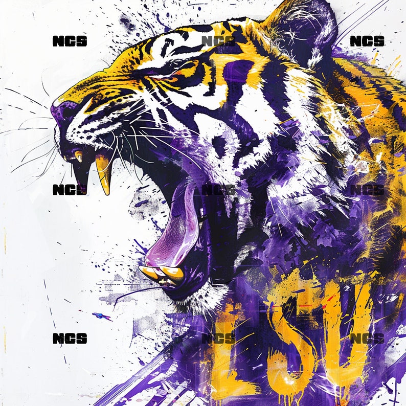 LSU Digital Art - Etsy