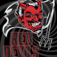 Red Devils Svg, Red Devils Mascot Svg, Red Devils Cheer Svg, Red Devils ...