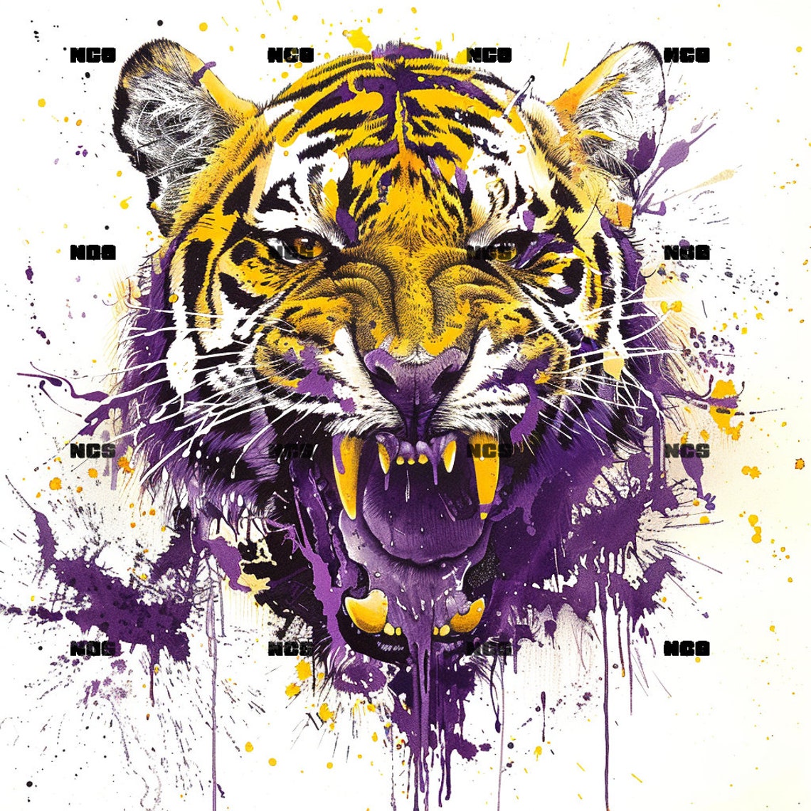 LSU Digital Art - Etsy
