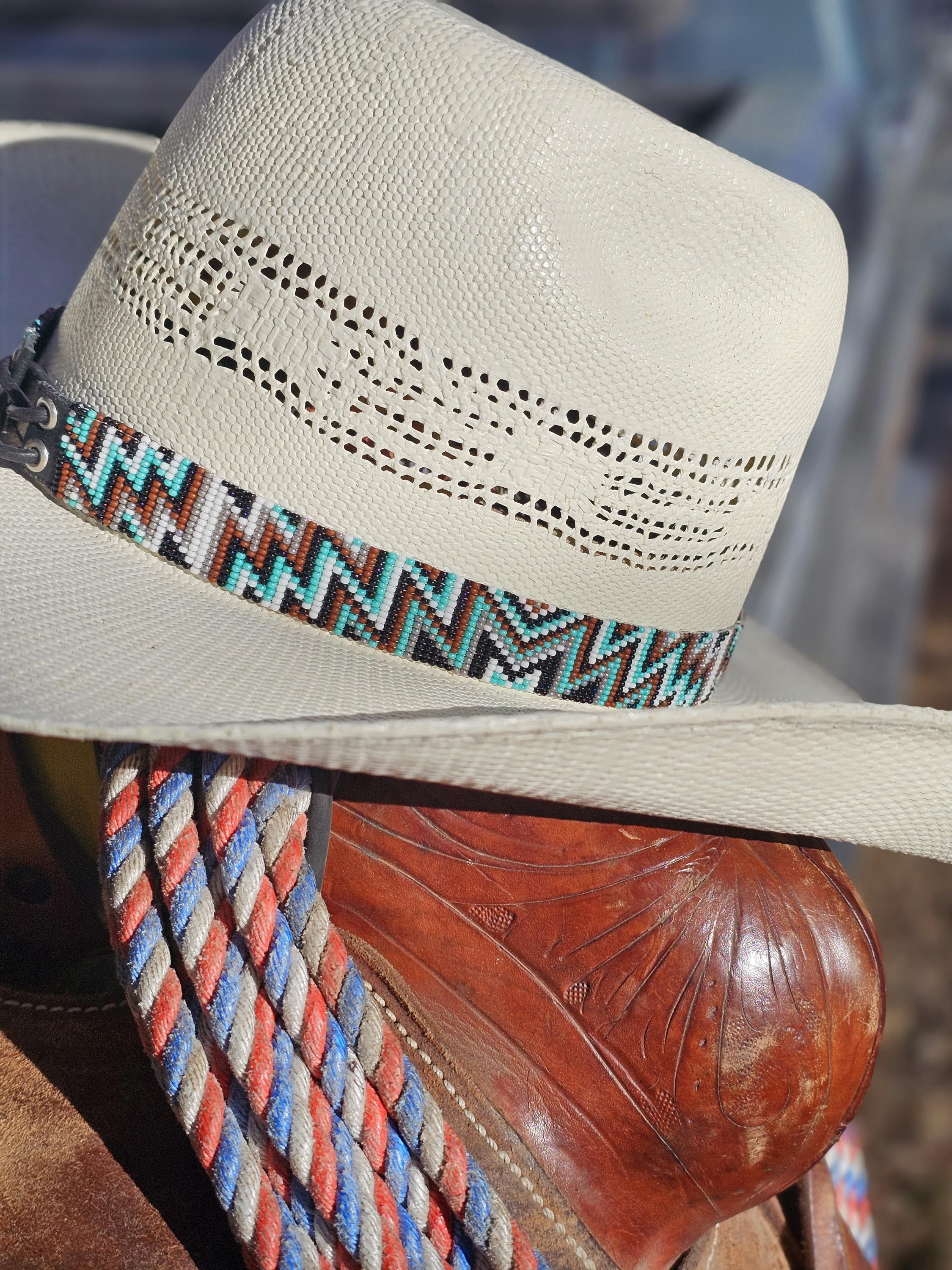 Apache Star Beaded Hatband - Etsy
