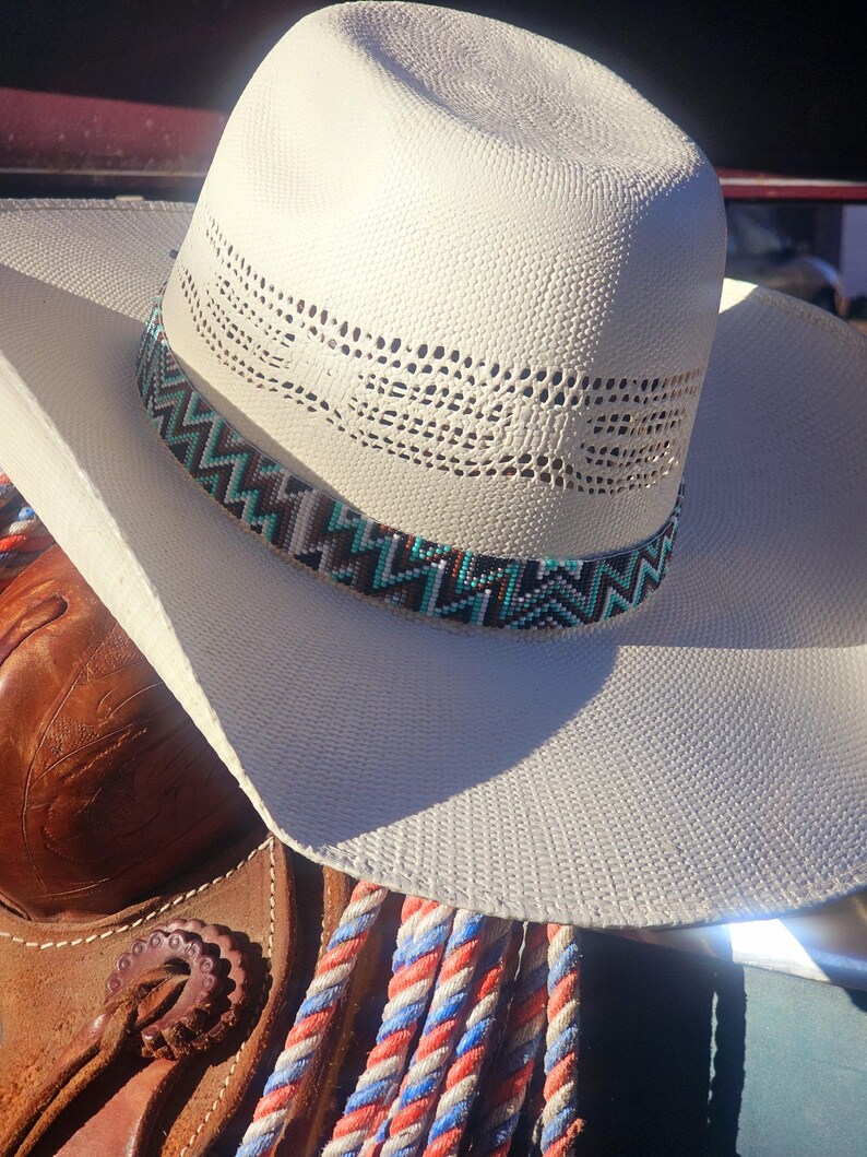 Apache Star Beaded Hatband - Etsy