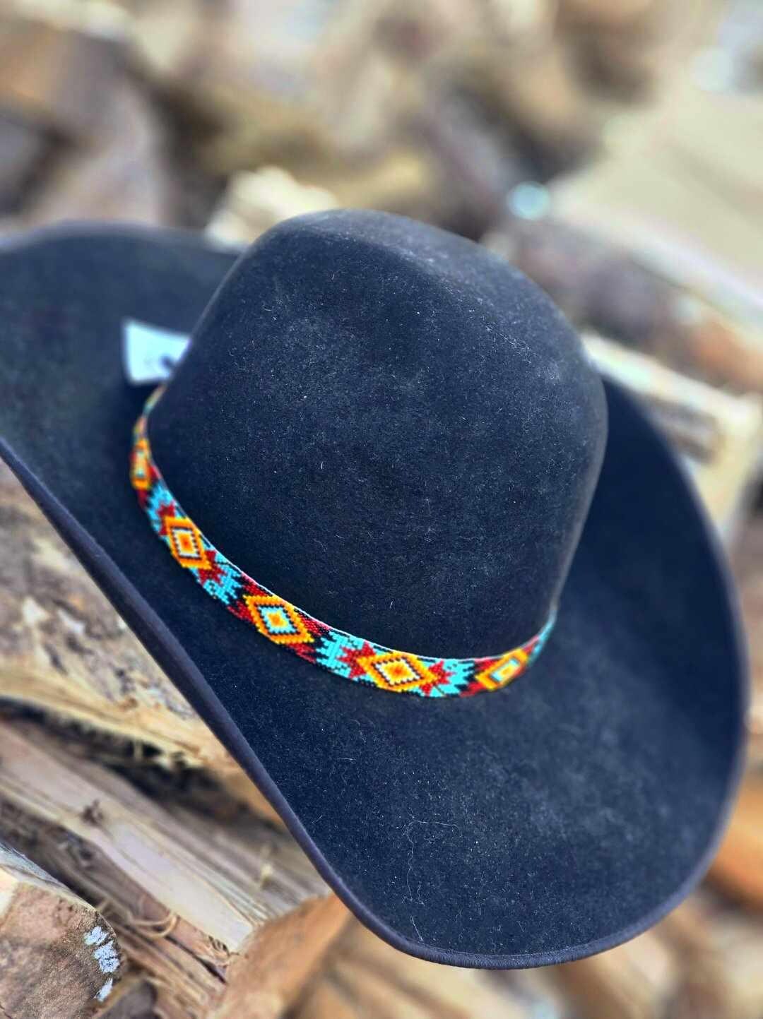 Apache Star Beaded Hatband - Etsy