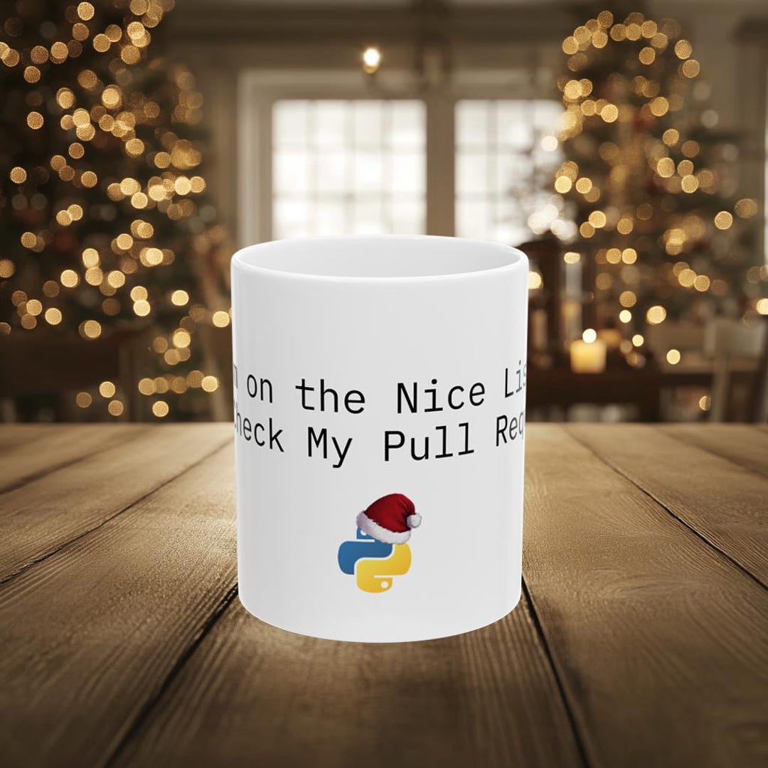 Funny Developer Christmas Mug Ceramic Coffee or Tea Cup With Coding ...