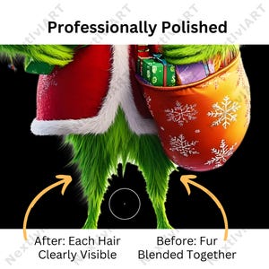 Christmas Grinch Clipart, Winter Grinch PNG, Xmas Grinch Digital ...