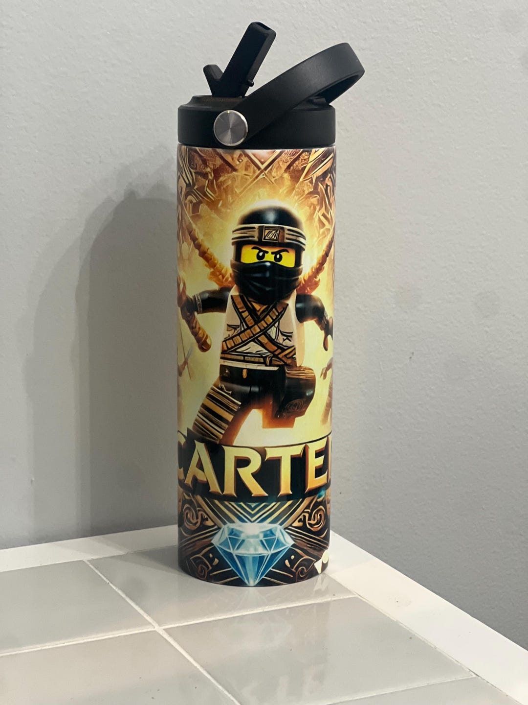 20 Oz Custom Lego Ninjago Personalized Tumbler Gift for Holidays Kids ...