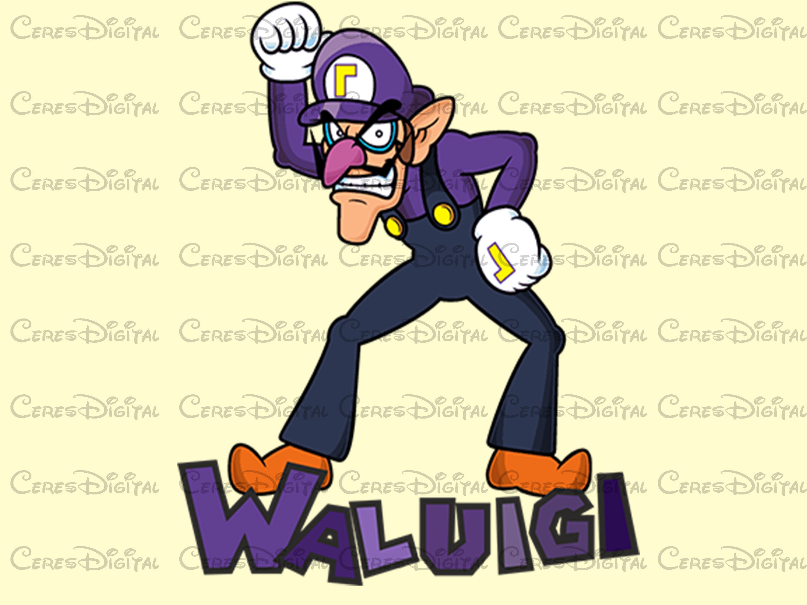 Paper Mario Waluigi