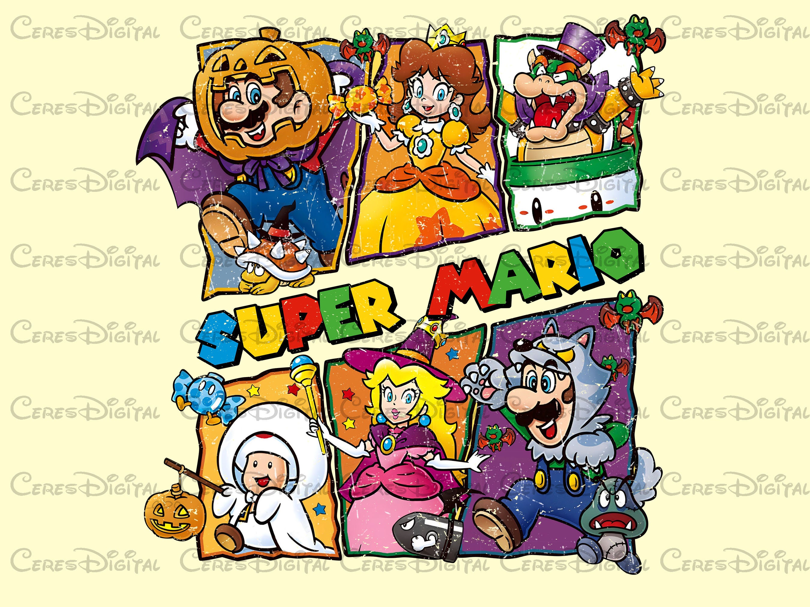 Super Mario Halloween Png, Super Mario Bros, Spooky Super Mario Png ...