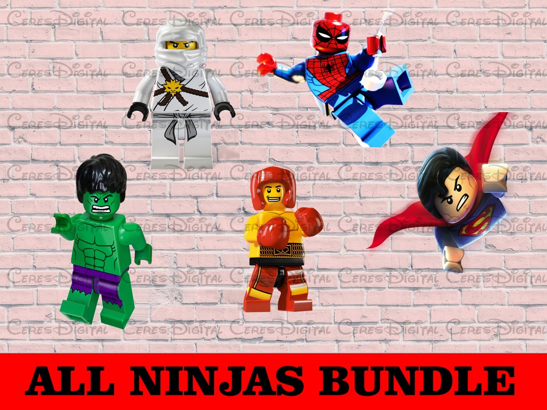5 Ninjas Png Bundle Ninjas Png Bundle Super Ninjas Bundle - Etsy