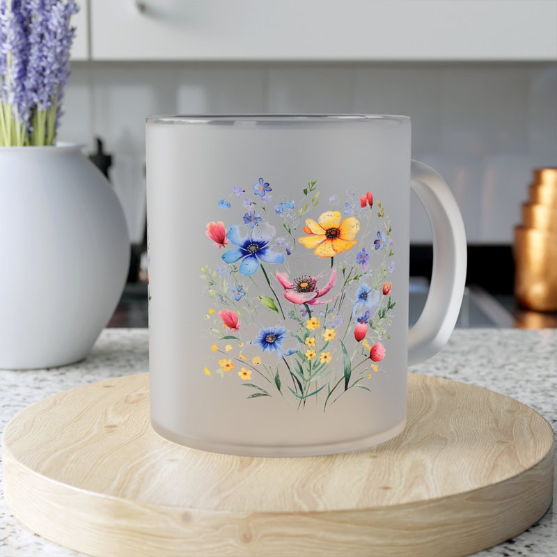 Floral Coffee Mug - Etsy