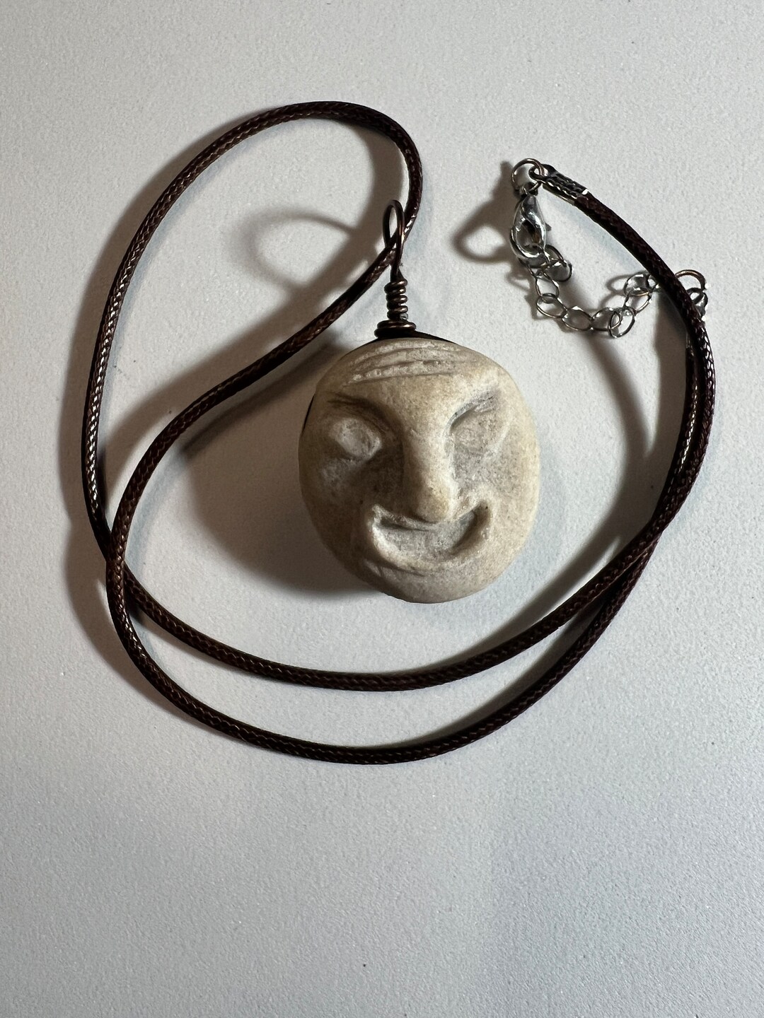 Unique Tribal Smile Face. Handmade Sculpture and Wearable Art. - Etsy