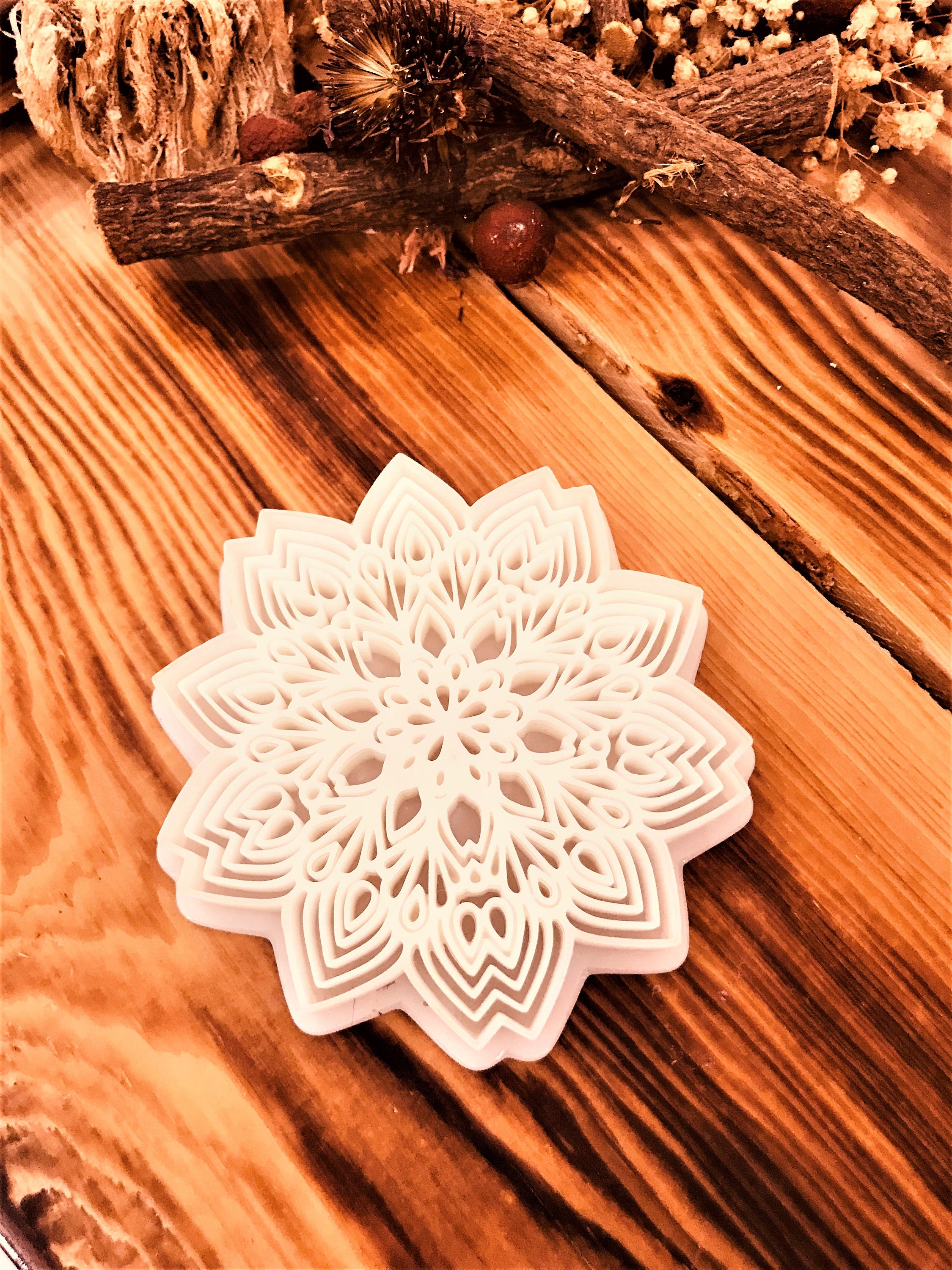 Sunflower Daisy STL File for 3D Printing, Polymer Clay Cutter Stl File ...