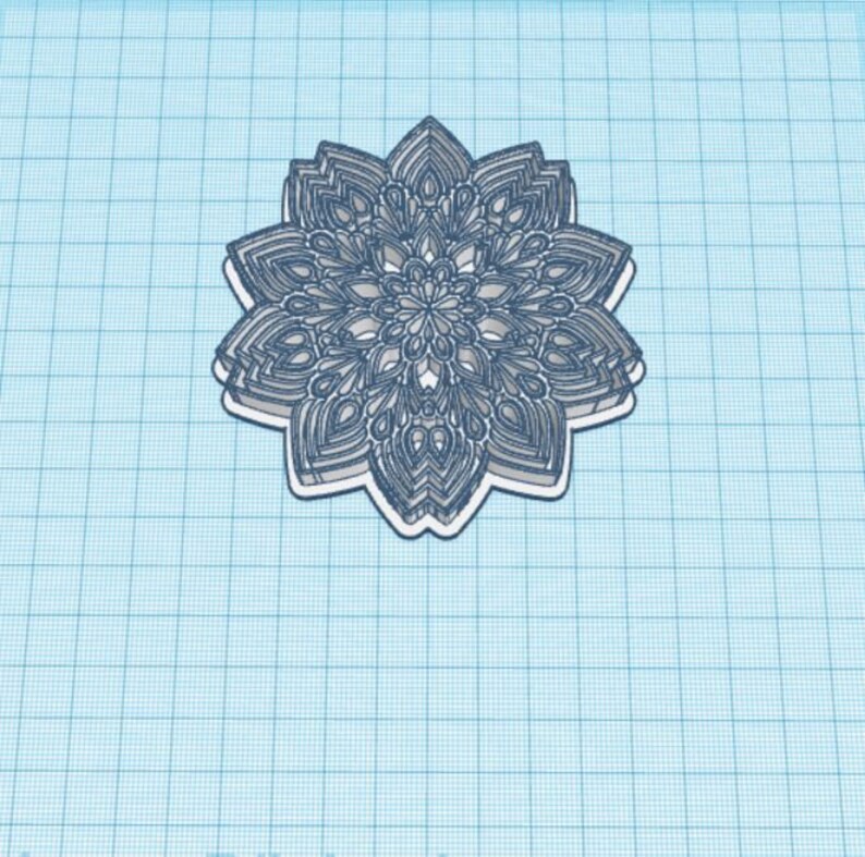Sunflower Daisy STL File for 3D Printing, Polymer Clay Cutter Stl File ...