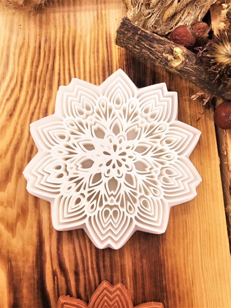 Sunflower Daisy STL File for 3D Printing, Polymer Clay Cutter Stl File ...