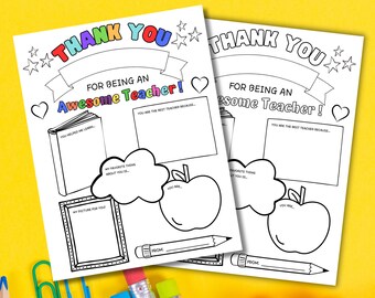 Teacher Appreciation Week Printable Teacher Appreciation Gift Thank You ...