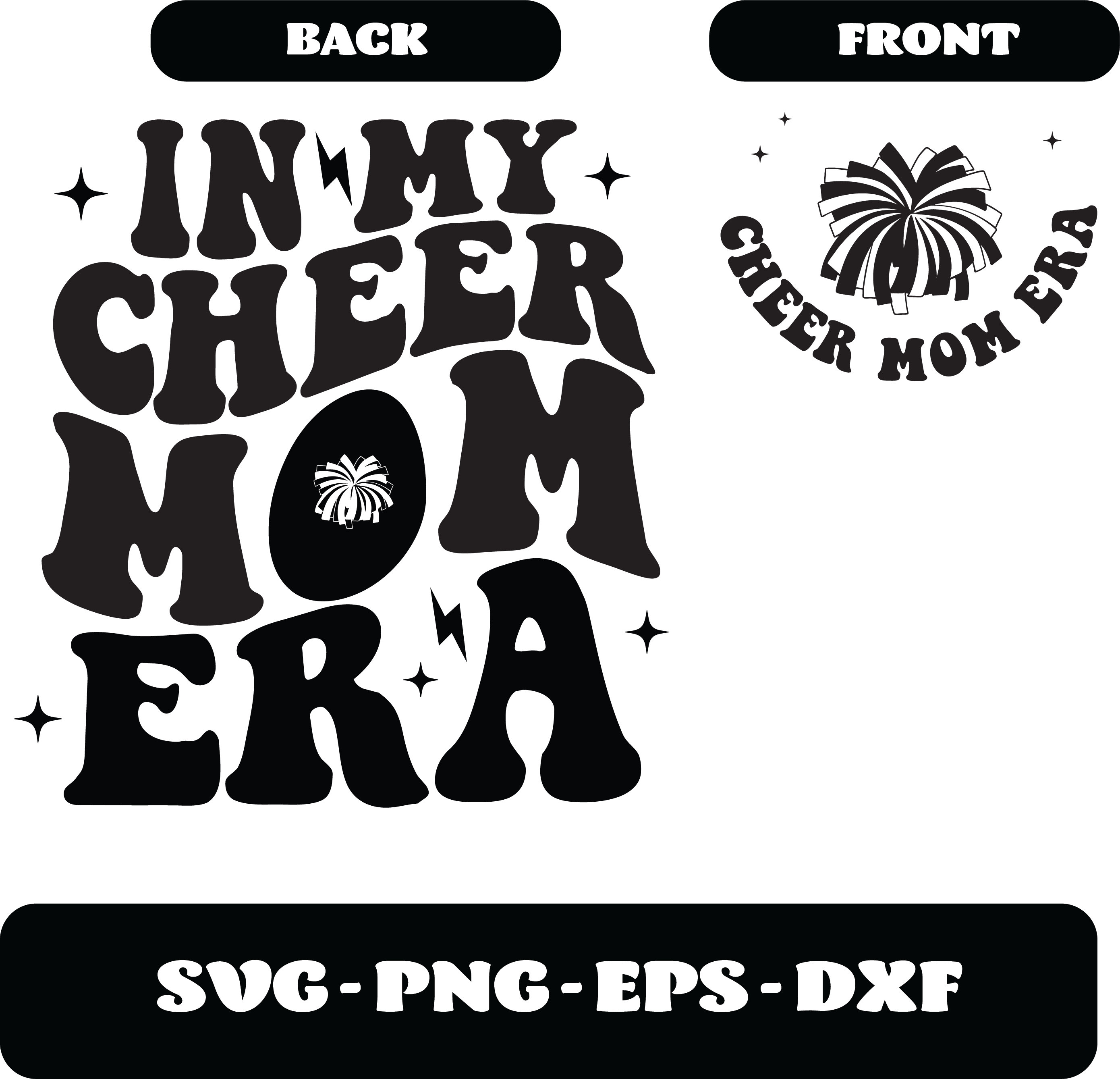 In My Cheer Mom Era Svg Smiley Pocket Design Cheer Mom Svg Cheerleading Svg Cheer Mama Era Svg ...