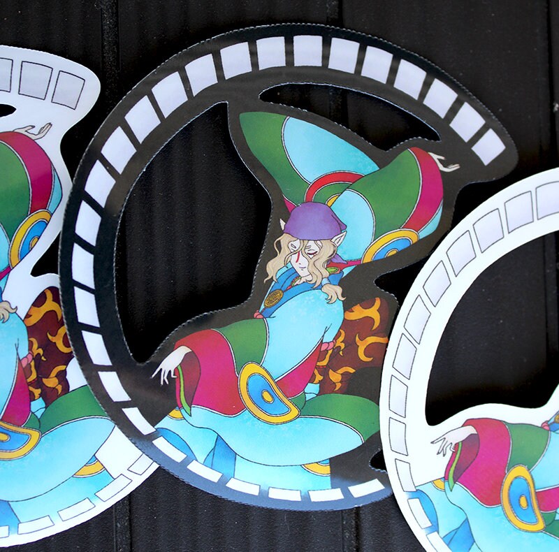 Kusuriuri Medicine Seller With Ofuda 3.5 Sticker - Etsy