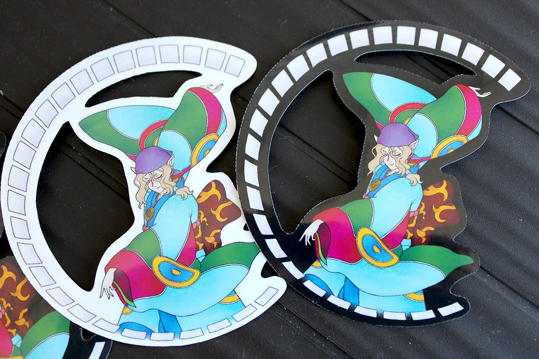 Kusuriuri Medicine Seller With Ofuda 3.5" Sticker - Etsy