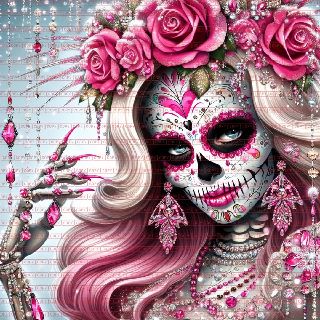 Day of the Dead Catrina Chola Mexican Sublimation Png, Catrina ...