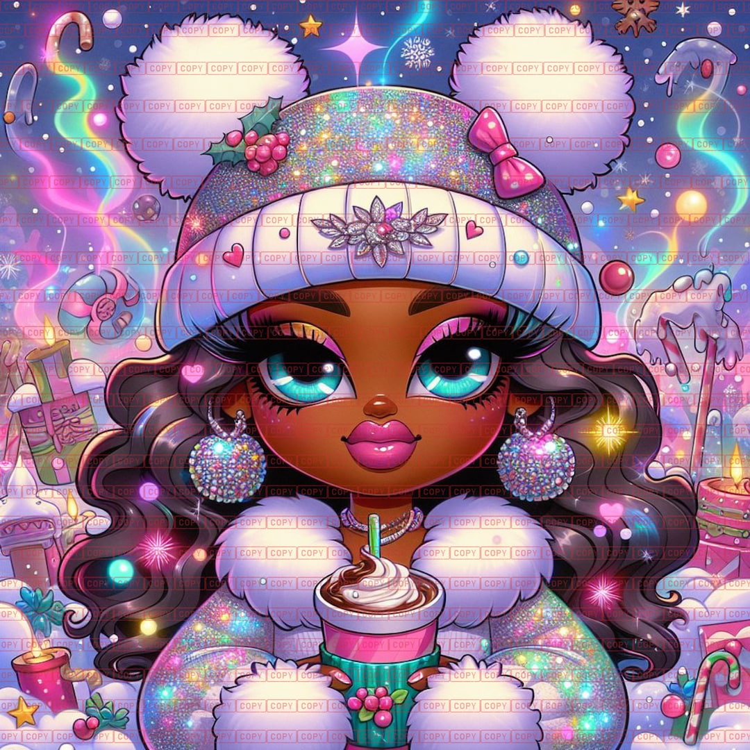 Baddie Winter Christmas Baddie Xmas T-shirt Instant Digital Download ...