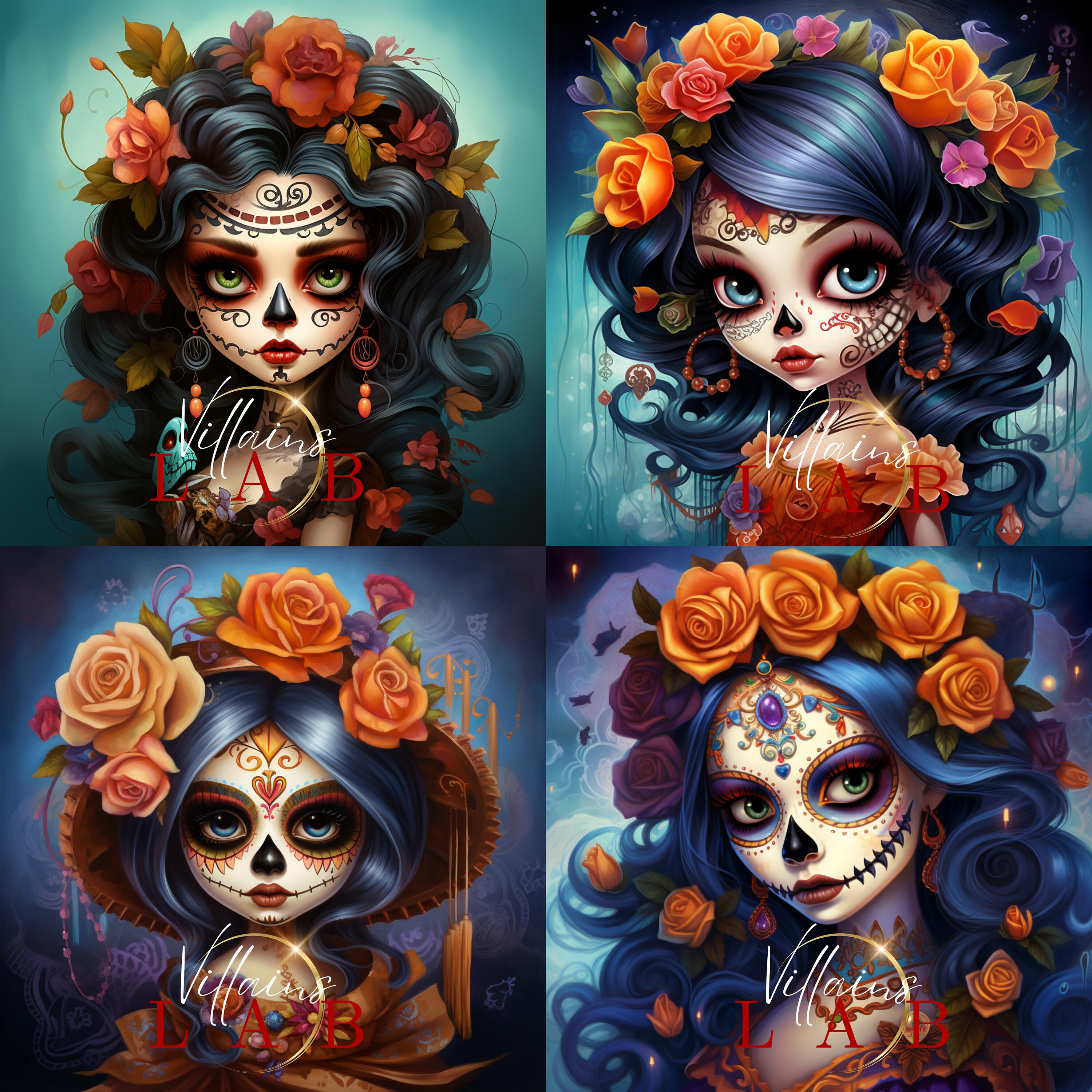 Chola Sugar Skull Girl
