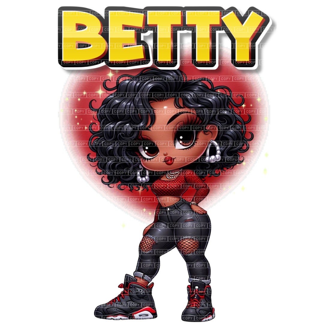 Urban Boop Baddies Urban Trap Designs Sublimation Instant Digital ...