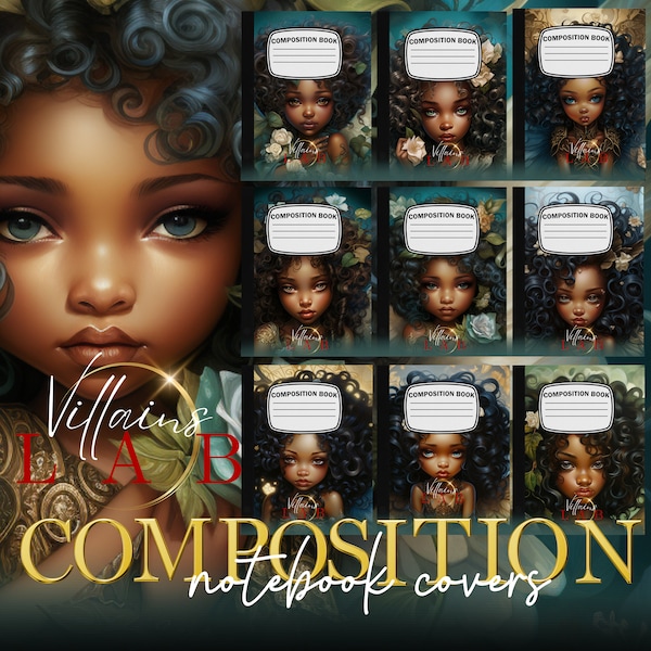 Composition Book Cover - Etsy