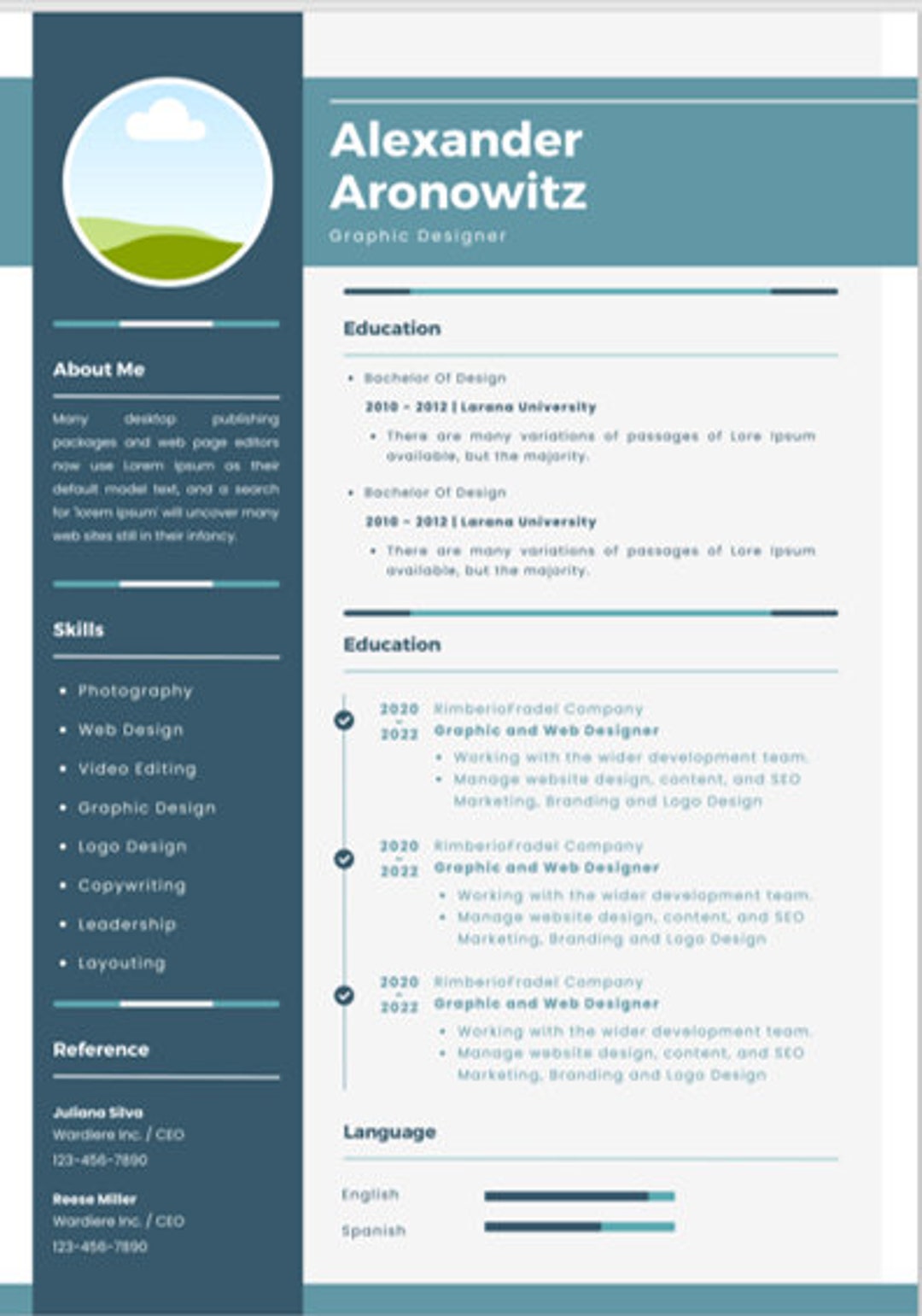 Impacting CV, How to Match Your Job Pdf - Etsy