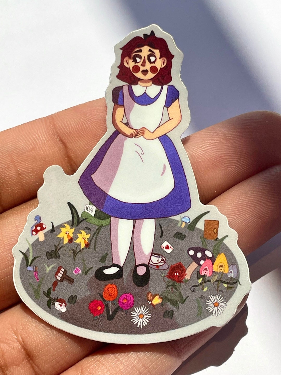 Sleepy Alice in Wonderland Sticker - Etsy