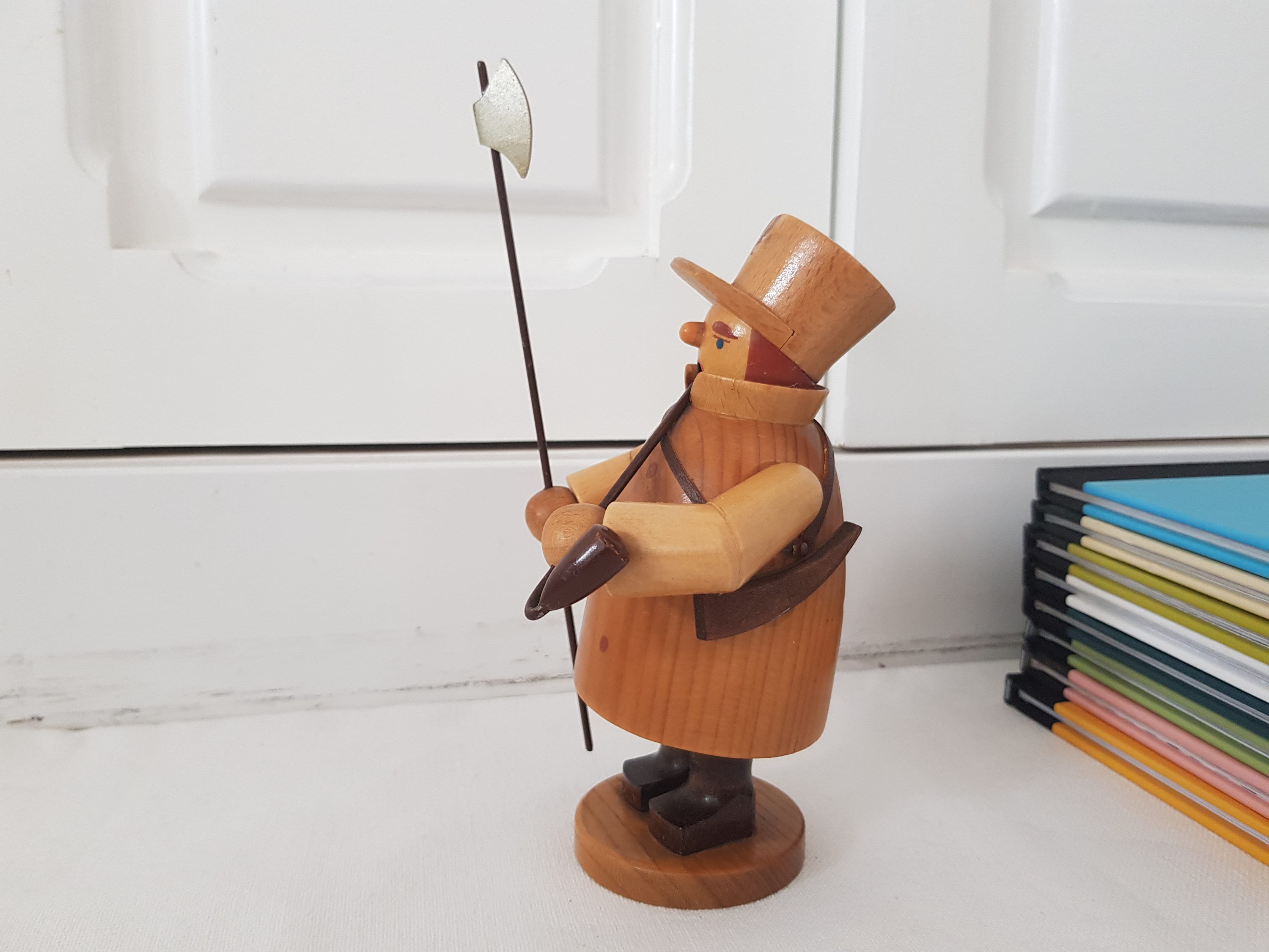 Vintage Erzgebirge Wooden Incense Smoker Figure German - Etsy