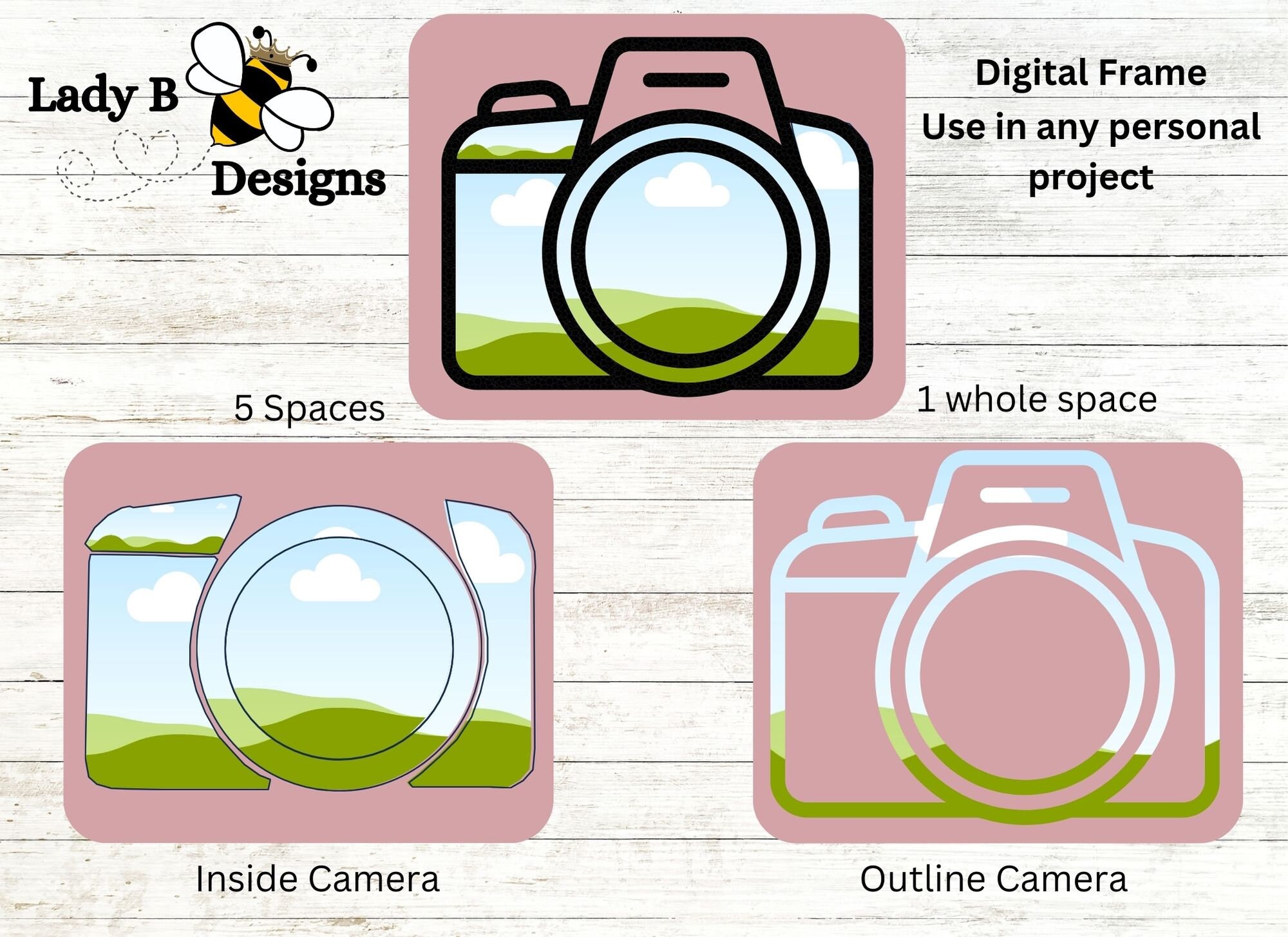Canva Engagement Announcement Template and Custom Digital Frame. - Etsy