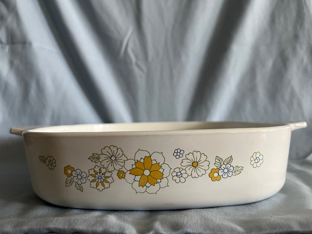 Corning Ware Floral Bouquet, A-8-B, Excellent Condition. Rare Pattern ...