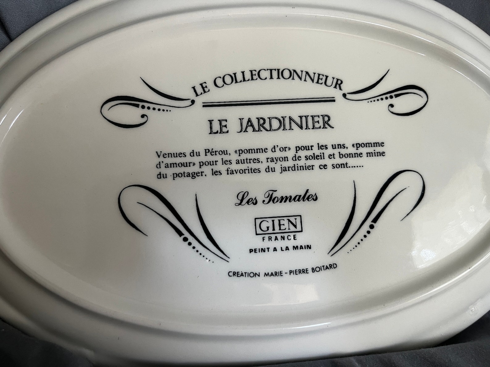Vintage Gien 'les Crudités' Plates – Set of 6 in Original Box - Etsy