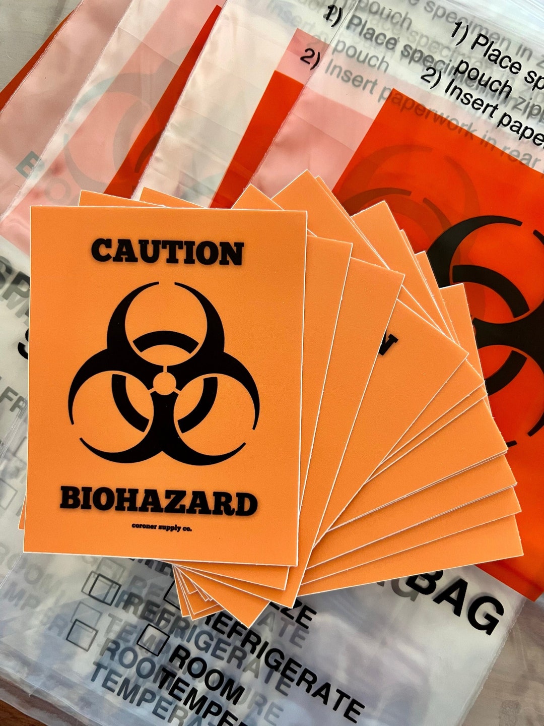 Biohazard Waterproof Vinyl Sticker - Etsy