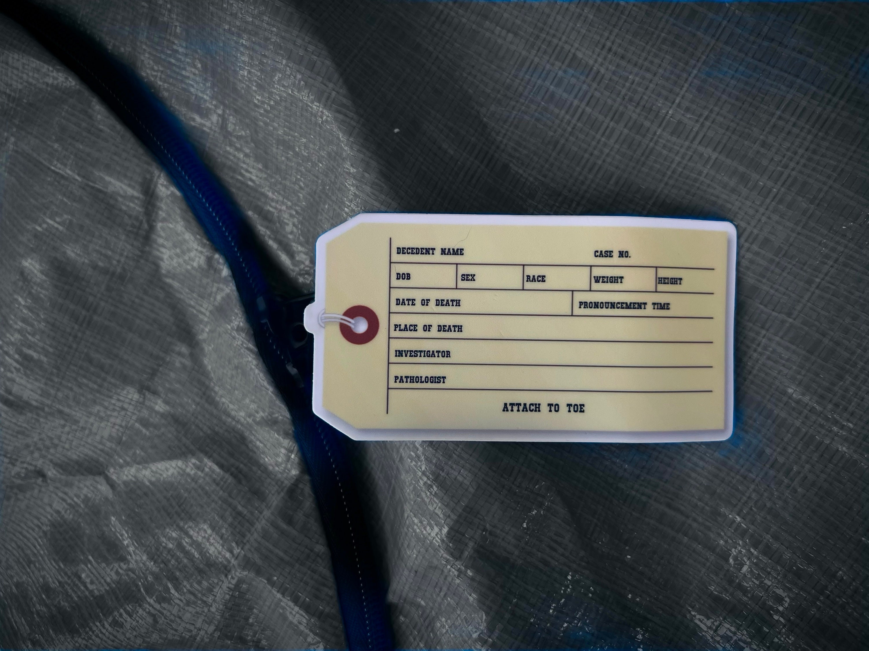 Toe Tag Waterproof Vinyl Sticker - Etsy