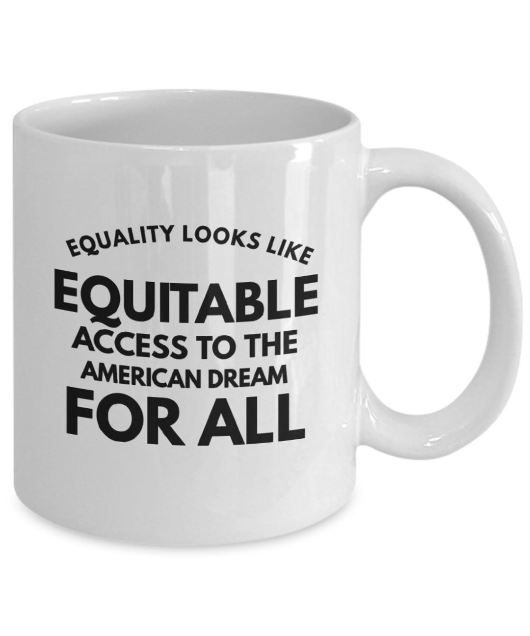 Equal Right Coffee Mug, Disability Rights Mug, American Dream Mug ...